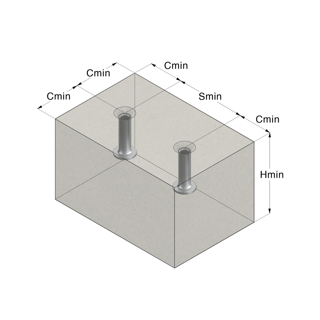 Stud Anchor With End Plate SS | CFS